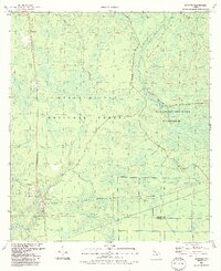 1990 Map of Sumatra, FL — High-Res | Pastmaps