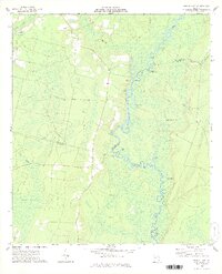 1978 Map of Boons Lake, Brantley County, GA — High-Res | Pastmaps