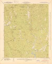 1947 Map of Hightower Bald, Rabun County, GA — High-Res | Pastmaps