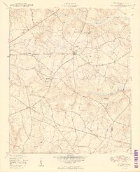 1950 Map of Matthews, GA — High-Res | Pastmaps
