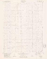 Map of Raymond NE, Montgomery County, IL in 1979 | Pastmaps