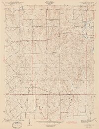 1944 Map of Bucktown, Sullivan County, IN — High-Res | Pastmaps