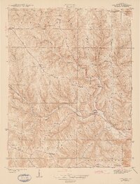 1943 Map of Guilford, Dearborn County, IN — High-Res, 1943 Print #2 ...