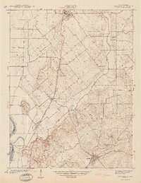 1943 Map of Oaktown, IN — High-Res | Pastmaps