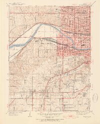 1934 Map of Shawnee, KS — High-Res | Pastmaps