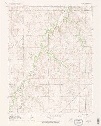 1964 Map of Skiddy, Morris County, KS — High-Res | Pastmaps