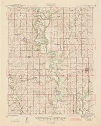 1945 Map of Mc Cune, Labette County, KS — High-Res | Pastmaps