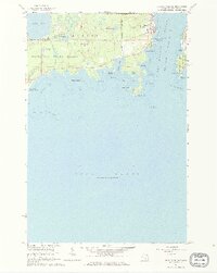 1964 Map of De Tour Village, MI — High-Res | Pastmaps