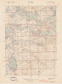 Hi-Res Interactive Map of Walled Lake, MI in 1945 | Pastmaps