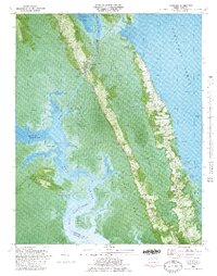 1982 Map of Coinjock, NC — High-Res | Pastmaps