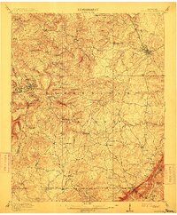 1912 Map of Crossville, TN — High-Res | Pastmaps