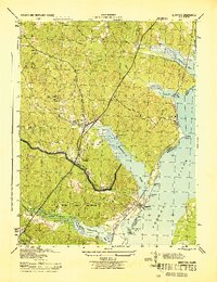 1944 Map of Quantico, VA — High-Res | Pastmaps