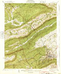 1940 Map of Pulaski, VA — High-Res, 1940 Print #2 | Pastmaps