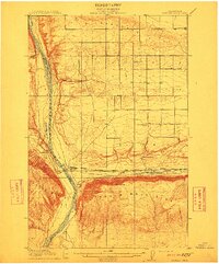 Old Maps of Vantage, WA | Pastmaps